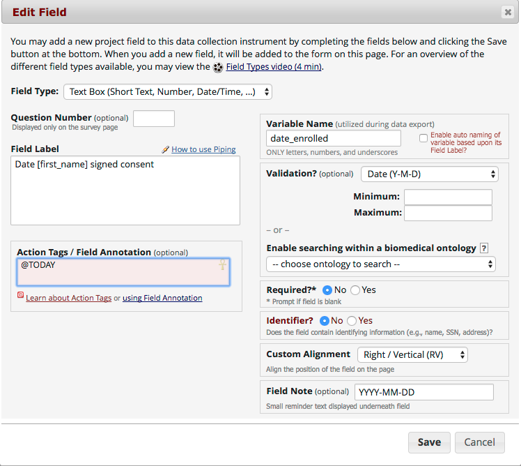 REDCap Tip Of The Month Clinical Research Center