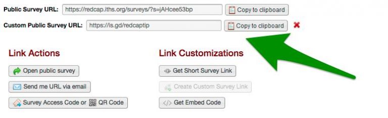 ITHS | How to Create Unique, Custom Survey URLs in REDCap