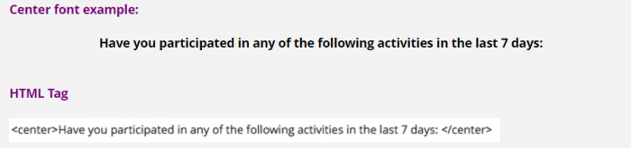 ITHS | Using HTML in REDCap
